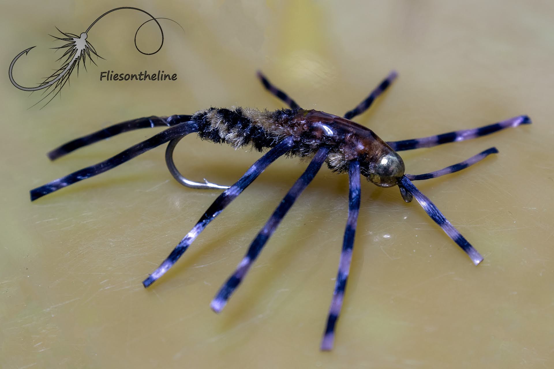 How to Tie a Coffee Black RubberLegs Stonefly Fly – Step By Step Guide ...